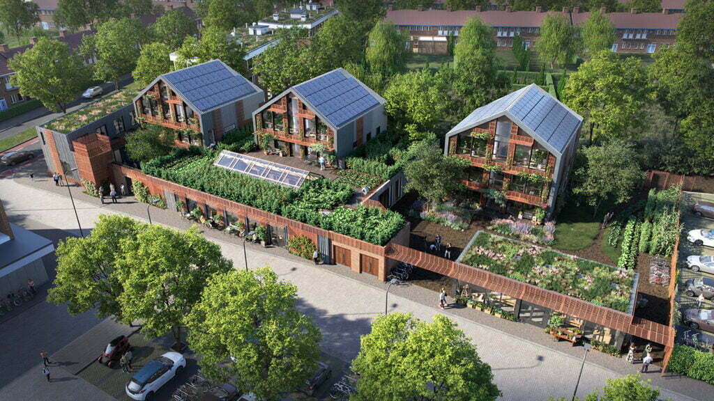 In Den Bosch bouwen bewoners zelf mee aan duurzame woongemeenschap Boschgaard