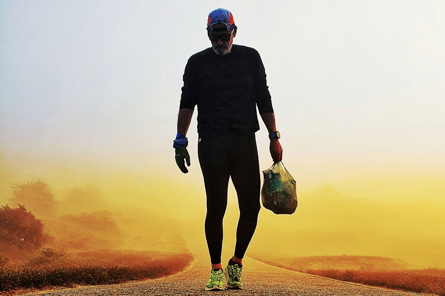 Paul Waye gaat elke dag op pad om te ploggen