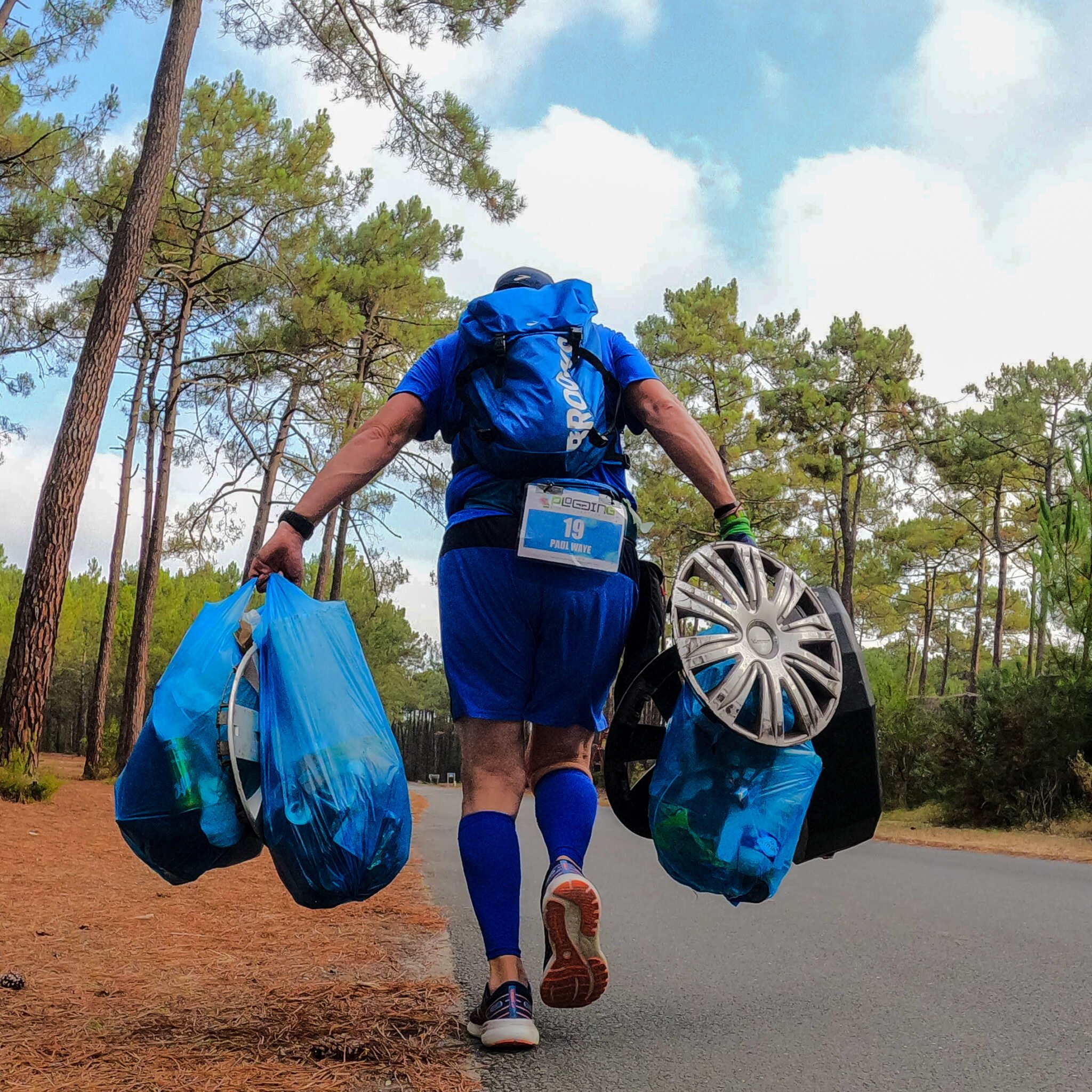 Paul Waye gaat elke dag op pad om te ploggen